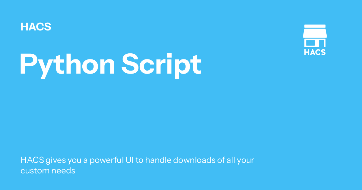 Python Script Hacs